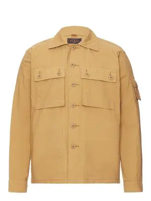 BEAMS Mil Shirt Jacket - Khaki