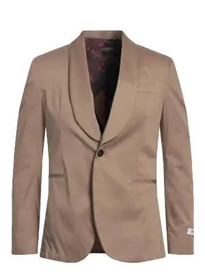 BERNA Blazer Khaki Size Organic Cotton, Elastane - Beige