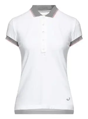 JACOB COHЁN Polo Shirt With Embroidered Logo - White