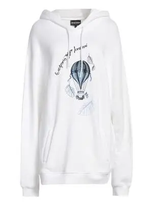 Emporio Armani Cotton Resort Sweatshirt - White