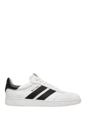 Bally Retro Crest Leather Sneakers - White