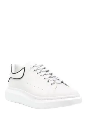 Alexander McQueen Oversized Lace-up Sneakers - White