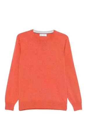 Brunello Cucinelli Round-neck Sweater - Orange