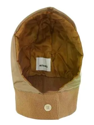 MYTHINKS Padded Knit Hood - Neutrals