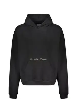 MR. SATURDAY Lettering-print Hoodie - Black