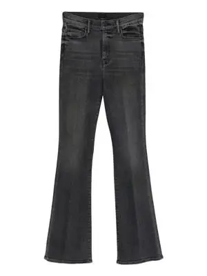 MOTHER The Weekender Flare Jeans - Black
