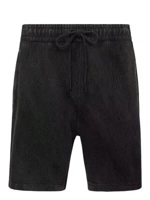 JW Anderson Ribbed Drawstring Shorts - Black