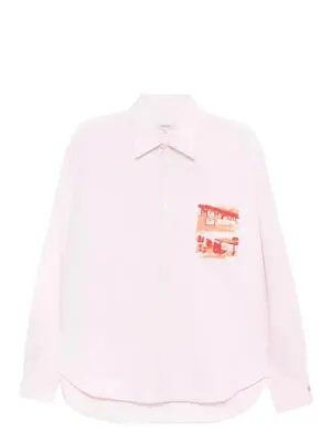JW ANDERSON Cafe Scene-embroidered Shirt