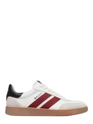 Bally Retro Crest Leather Sneakers White