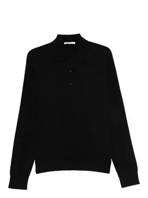 Givenchy Long-sleeve Polo Shirt - Black