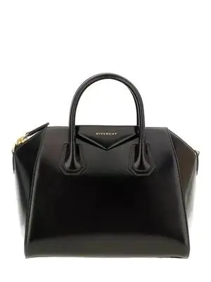 Givenchy Antigona Top-Handle Calfskin Tote Black