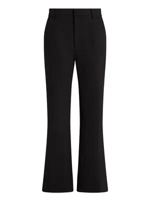 Victoria Beckham Jersey Flared Pants - Black