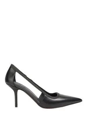 Brunello Cucinelli Bead-embellished Leather Pumps - Black