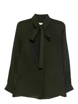 Elie Saab Silk Button-down Shirt - Green