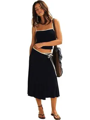 Free People Opal Skirt Set - Navy Combo