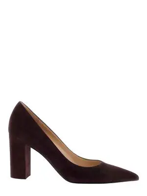 GIANVITO ROSSI 85mm Suede Pumps - Brown
