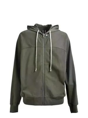 Rick Owens Hooded Zip-up Hoodie - Green