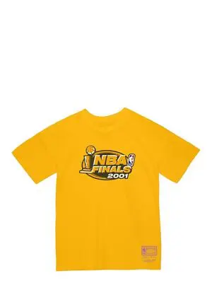 Mitchell & Ness Los Angeles Lakers 2001 Finals T-shirt - Yellow
