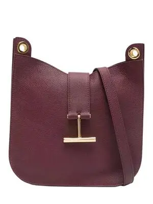 TOM FORD Small T-bar Shoulder Bag - Red