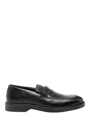 Clarks Aldwin Penny-strap Loafers - Black