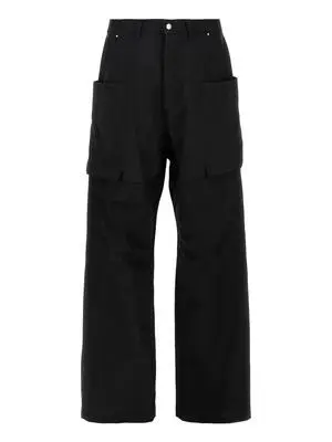 Rick Owens Stefan Cargo Low-crotch Trousers - Black