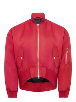 JW Anderson Boxy Zip-front Bomber Jacket - Red