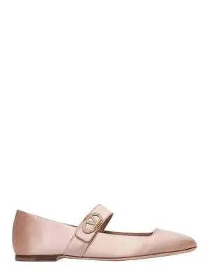 Valentino Garavani Vlogo Signature Ballet Flats - Pink