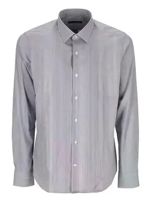 RAF MOORE Pinstripe Long-sleeves Shirt - Grey