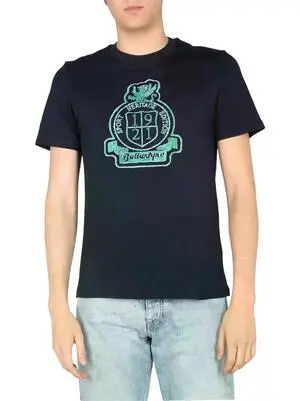 BALLANTYNE Crest-print T-shirt - Blue