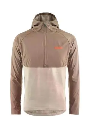 PEDALED Hooded Half-zip Sweater - Neutrals