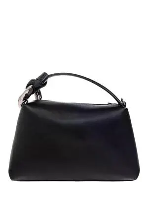 JW Anderson Knot-detail Leather Tote - Black