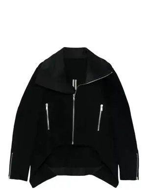 Rick Owens Zip-front Jacket - Black