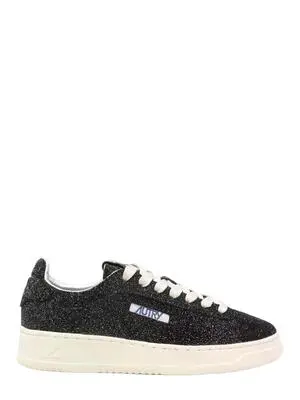 AUTRY Dallas Low Glittered Sneakers - Black