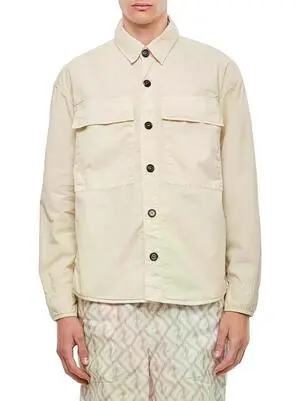 PRESIDENT’S Button-down Pocket Shirt - Neutrals