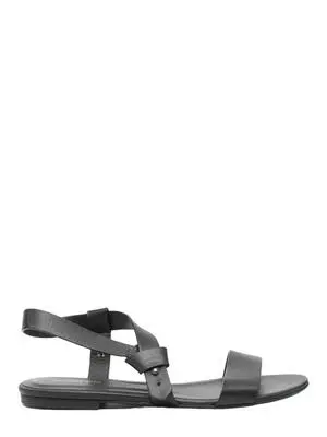 MEGUMI OCHI Leather Ankle-strap Sandals - Black