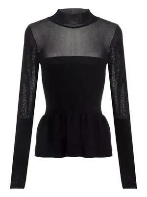RENATA BRENHA Knitted Peplum Top