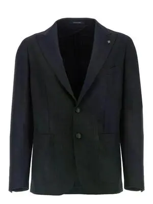 Tagliatore Peak-lapel Blazer - Black