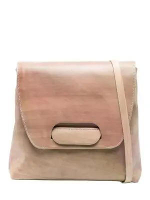 CECCHI DE ROSSI Leather Flap Shoulder Bag - Neutrals
