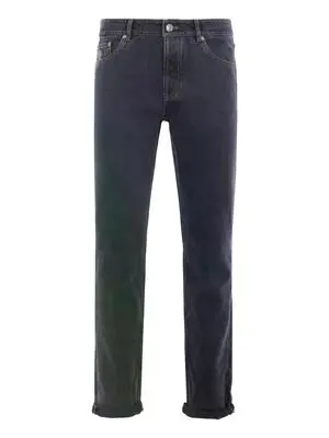 Brunello Cucinelli Logo-embroidered Jeans - Blue