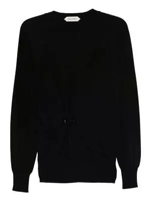 Alberta Ferretti Button-embellished Sweater - Black