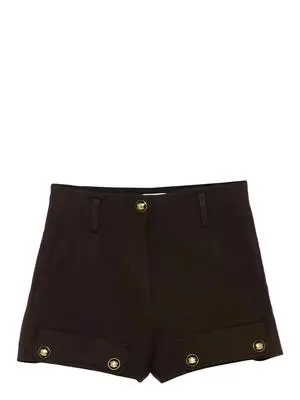 Sandro High-waisted Shorts - Brown