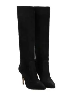 GIANVITO ROSSI 85mm Suede Boots - Black