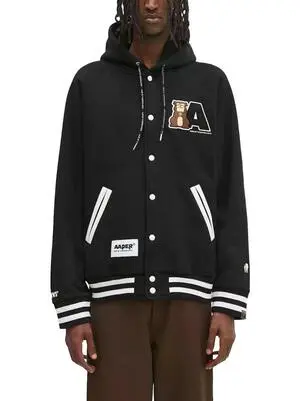 AAPE BY *A BATHING APE® Varsity Hoodie - Black