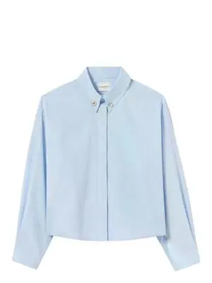 Claudie Pierlot Button-detail Shirt - Blue