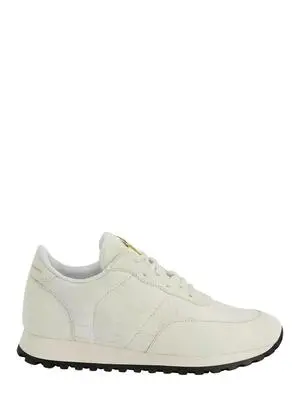 GIUSEPPE ZANOTTI Jimi Crocodile-effect Leather Sneakers - White