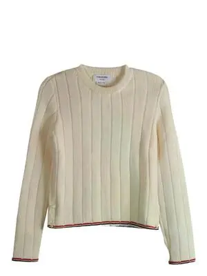 Thom Browne Long-sleeve Sweater - White