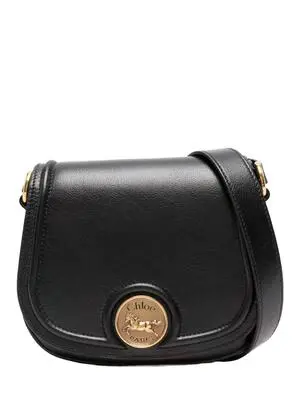 Chloé Horse Medal Shoulder Bag - Black