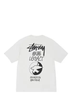 StÜssy X Our Legacy Work Shop Surfman Pigment Dyed Tee Shirt - Natural