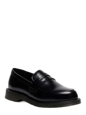 Dr. Martens Temara Polished Smooth Leather Loafers - Black