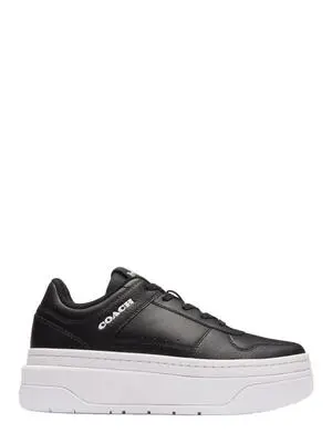 COACH Platform Sneaker Coated Canvas/black